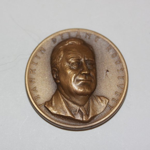 Other | Vintage Franklin D Roosevelt Presidential Art Medal Medallic ...